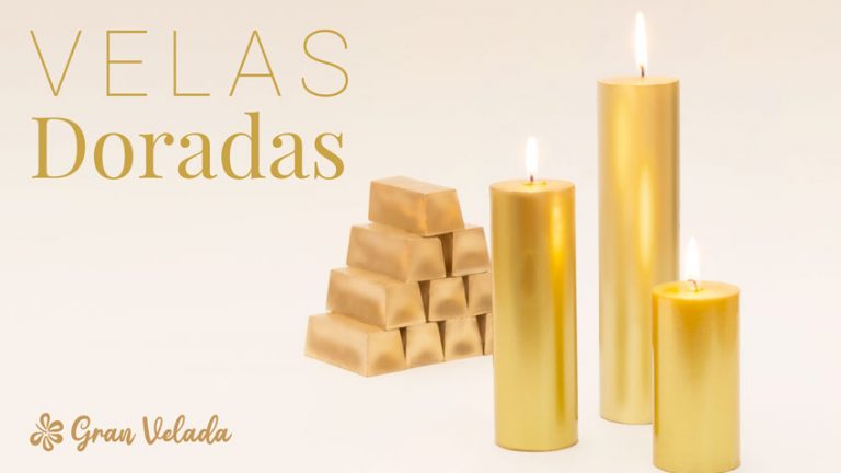 Velas doradas . Aprende como hacer una vela dorada en casa.