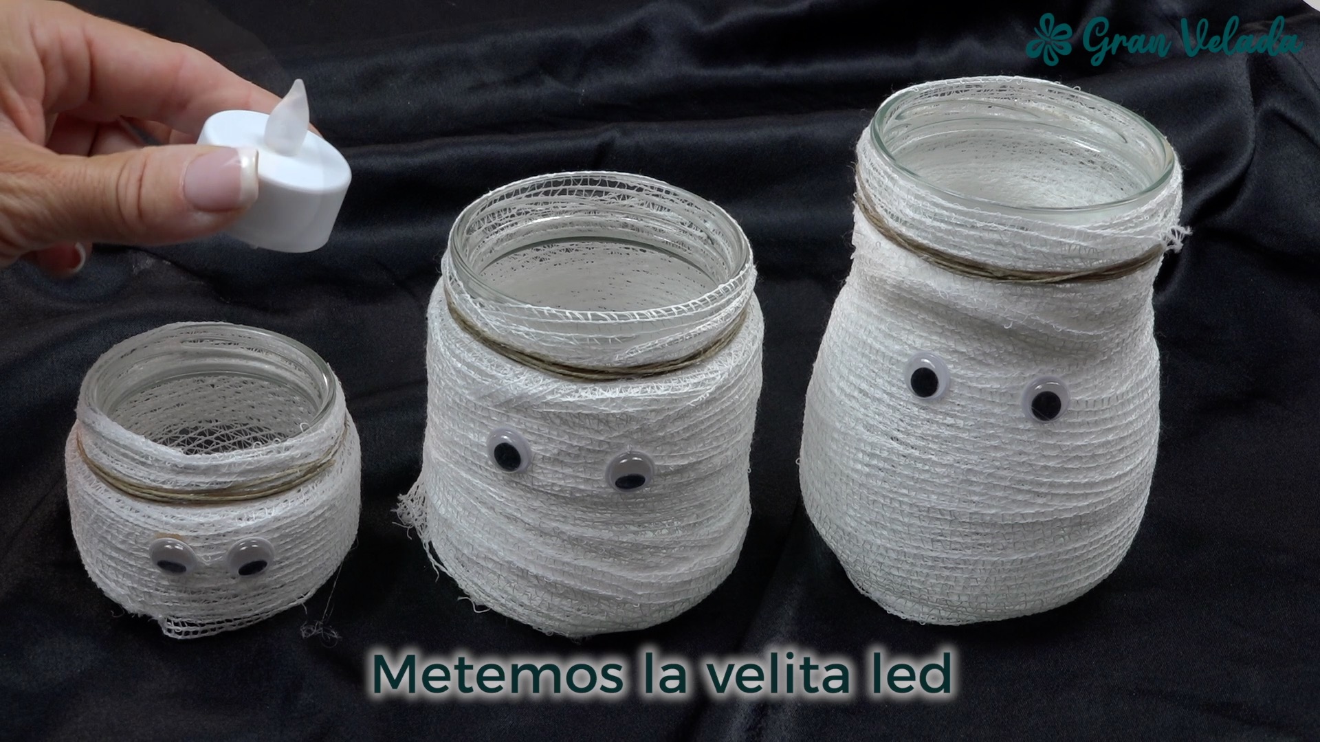 Velas de momia para hacer de última hora en Halloween - Hacer Velas